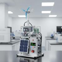 China Modular Structure Wind Solar Renewable Energy Trainer With 20W Photovoltaic Cell And Overload Protection for sale