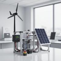 China Modular Structure Wind Solar Renewable Energy Trainer With 20W Photovoltaic Cell And Overload Protection for sale
