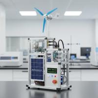 China Modular Structure Wind Solar Renewable Energy Trainer With 20W Photovoltaic Cell And Overload Protection for sale
