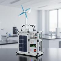 China Modular Structure Wind Solar Renewable Energy Trainer With 20W Photovoltaic Cell And Overload Protection for sale