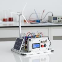 China Modular Structure Wind Solar Renewable Energy Trainer With 20W Photovoltaic Cell And Overload Protection for sale