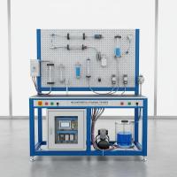 China PLC Controlled Pneumatic Trainer Workbench Educational Equipment Mechatronics Hydraulic Trainer for sale