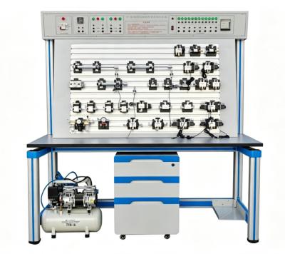 China Modular Scalable Pneumatic and PLC Training Device with Multiple Control Modes for Electrical Training Equipment for sale