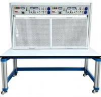 China Mesh-type Dual-group Modular Electrical Training Device for Vocational Maintenance Education for sale