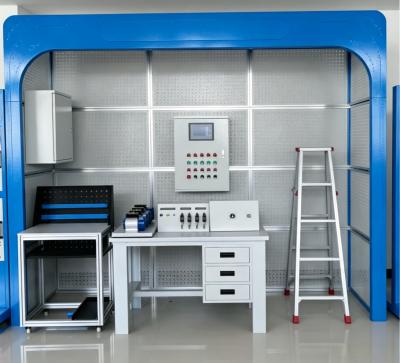 China Comprehensive Electrical Lighting Installation & Commissioning Skills Training Bench Didactic Workstation For Vocational Electrical Lab Teaching for sale