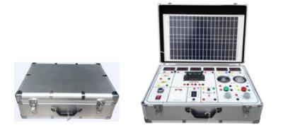 China 20W Solar Cell Module Training Equipment with 12V/7Ah Battery and 300VA Sine Wave Inverter for Photovoltaic Training System for sale