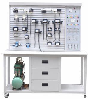 China Advanced Pneumatic and PLC Training Device for Vocational Education and Industrial Skills Training for sale