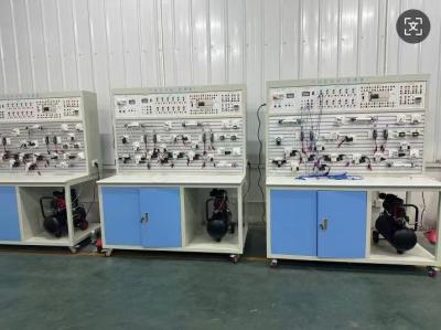 China Comprehensive Modular Pneumatic & PLC Integrated Training Bench Industrial Automation Didactic Equipment For Vocational College Lab Teaching for sale