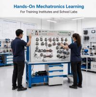 China Comprehensive Hydraulic and Pneumatic PLC Control Integrated Training Device, Industrial-Grade Mechatronics Training Equipment with Safety Protection for Automation Lab Teaching for sale