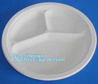 China round eco friendly corn starch plates restaurant disposable plates,Safe product biodegradable salad plate biodegradable factory