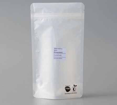 buy BIODEGRADABLE COMPOSTABLE, PLA, CORN STARCH PLA Stand Up Pouch Zipper Bag , Zipper Bag For Food, ECO FIRNEDLY, GREEN PAC online manufacturer