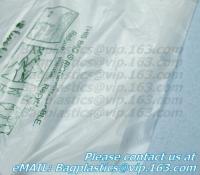 China biodegradable shopping plastic bag, Biodegradable Plastic Merchandise Bags, handle plastic corn starch based biodegradab for sale