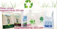China biodegradable customized recyclable plastic HDPE/LDPE t-shirt bag,supermarket shopping polythene bag for sale