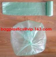 China En13432 certified compostable bag on roll, 100% Compostable Vest Carrier Plastic Biodegradable Shopping Bag with EN13432 for sale