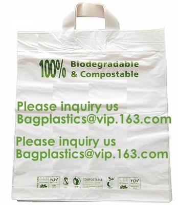 China 100% Compostable Plastic Fruit Bags,PLA Bag Of Fruit, Cornstarch Biodegradable And Compostable Plastic Roll Bag,McDonald for sale