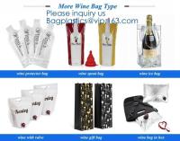 China Reusable Leak Proof Bottle Protector Bag for Travel,Plastic Pvc Traveller Wine Bottle Bubble Protector Packaging Wine Ba for sale
