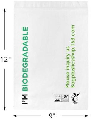 China E-Commerce Products Mail Order Biodegradable Corn Starch Plastic Delivery Envelopes Compostable Mailing Bags Bagease Pac for sale