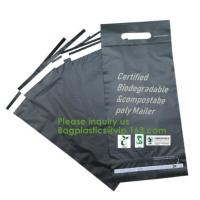 China Eco-Friendly Waterproof Durable Grey/White PLA Biodegradable Courier Bags,100% Compostable And Biodegradable Courier Env for sale