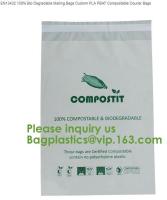 China Biodegradable Compostable Plastic Courier Shipping Envelope Custom Matte Black Corn Mailers Bag Bagplastics Bageas for sale