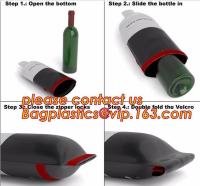 China Zip sealed liquor bubble bags bottle protector Travelling liquor bubble sleeves air wine bubble bags Zipped bottom plast for sale