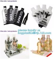 China Wine Bag & Ice bag,Wine Bag Beer Bottle Cooler, Ice Chiller Freezable Carrier, Plastic Wine Bottle Protector Bubble Tra for sale