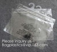 China Cloth Hanger Hook Plastic Bags With k Hook Packaging Bag For Underwear Bikini Clothes,garment girl's bar packaging for sale
