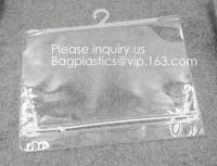 China Cloth Hanger Hook Plastic Bags With k Hook Packaging Bag For Underwear Bikini Clothes,garment girl's bar packaging for sale