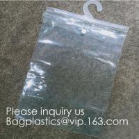 China Cloth Hanger Hook Plastic Bags With k Hook Packaging Bag For Underwear Bikini Clothes,garment girl's bar packaging for sale