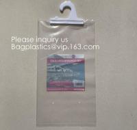China Hair Extension Hanger Bags For Hair Extensions Hair Extension Bag Storaging Bag,snap closure plastic hook hanger bags for sale