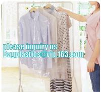 China Transparent Wardrobe Storage Bags Cloth Hanging Garment Suit Coat Dust Cover,40