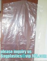 China Clothing Packing 60cm width Dustproof Plastic Dry Cleaning Laundry Bag,Custom Poly Dry Cleaning Bags For Garment Plastic for sale