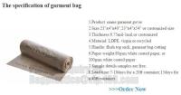 China Dry Cleaning Shop Disposable Plastic Laundry Bag Poly Drawstring Bags,dry cleaning laundry bags for garment BAGEASE PACK for sale