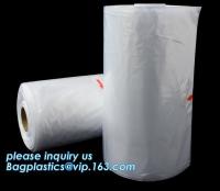China pack dry cleaning bags roll,wholesale clear plastic dry cleaning dust cover HDPE garment bags for packaging clothes stor for sale