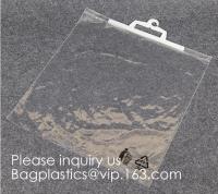 China Plastic Hanger Hook Bag Package Anti Dust EVA Underwear Biodegradable Hanger Laundry Bags, cloth bags, file bags, hanger for sale