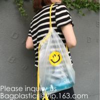 China Drawstring Bag With Cord Lock And White Sturdy Mesh Material For Factories, College, Dorm, Storage Sturdy & Breathable for sale