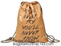 China Drawstring Backpack - Tyvek Bag Paper bag,Waterproof Tyvek Bag for Gym or Travel, Inside Zippered Pocket Backpack Colorf for sale