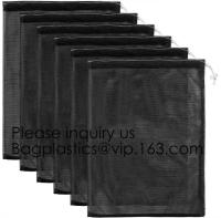 China Mesh Laundry Bag Heavy Duty Drawstring Bag, Factories, College, Dorm, Travel Apartment Blouse, Hosiery, Stocking, Underw for sale
