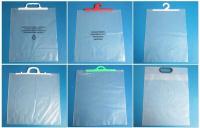 China Biodegradable Self Adhesive Zipper Hanger Hook Bags For Garment, Underwear Hanger Hook Zipper Bags for sale