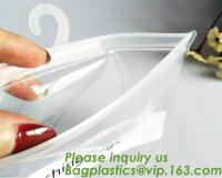China BiodegradableHanger Bag With Zip Lock On The Top, Frosted K Bag Hanger Bag For Clothes, EVA Frost Drawstring Bag for sale