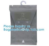 China BiodegradableHanger Bag With Zip Lock On The Top, Frosted K Bag Hanger Bag For Clothes, EVA Frost Drawstring Bag for sale