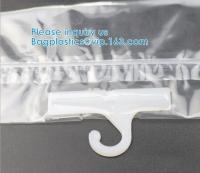 China biodegradable Clothes Underwear PVC Packaging Bag With Hook Display Bikini Swimwear Bag, Environmental for sale