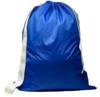 China Nylon Bag With Strap Clothes Organizer Hamper Liner Nylon Laundry Bag Laundry Basket drawstring landry bags basket for sale