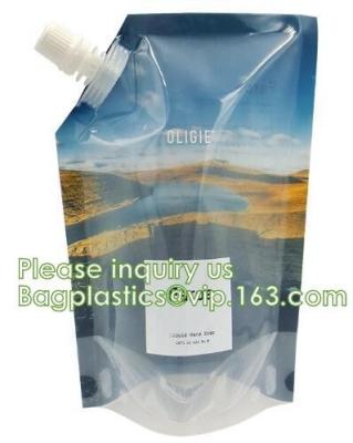 China Flat Bottom bag Self sealing bag aluminum foil bag Spout & nozzle bag Quad seal bag Biodegradable, Compostable, Corn st for sale