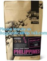 China Biodegradale Compostable Packaging Roll Film Slide Zipper Garment Bag Food Packing Bag 3 side seal bag Kraft Paper Bag for sale