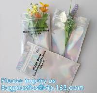 China Laser Holographic Material Printed Heat Seal Aluminum Foil Packing Plastic Bag With k For Small Stuff 10g 5g for sale