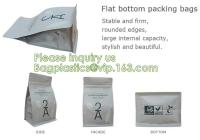 China Bagease Custom Printed Biodegradable Compostable Pla Kraft Paper Flat Bottom Luxury Coffee Beans Pouch Packaging Bags for sale
