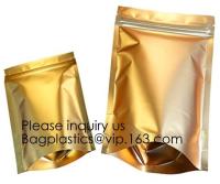 China Laminated Material Metalized Film Side Gusset Pouches,Digital Metaled Print Stand Up Metaled Pouch,Resealable Metalized for sale
