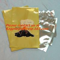 China custom smell proof k aluminium foil bag,k aluminum foil bag,silver zip lock al for sale