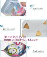 China Oem Package Small Flat Silver Zip Lock Mylar Aluminium Foil Square Bottom Food Packaging Bag,biodegradable aluminum foil for sale