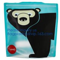 China Biodegradable BPA Free Snack Airtight Food Grade Leakproof Fresh Large Freezer Reusable Silicone Food Preservation Stora for sale